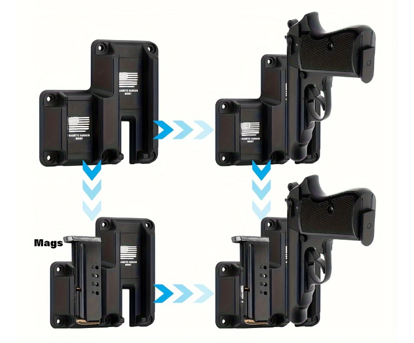 Gun Wall Mount for 223/5.56 Rifle, Gun Accessories Vertical and ...