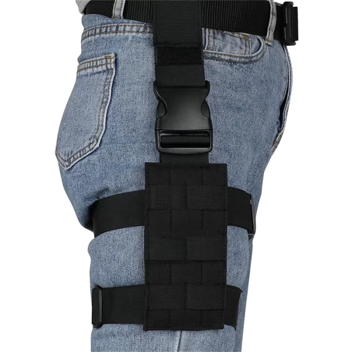 Tactical leg panel, platform, holster hanger, thigh load holder, Molle ...