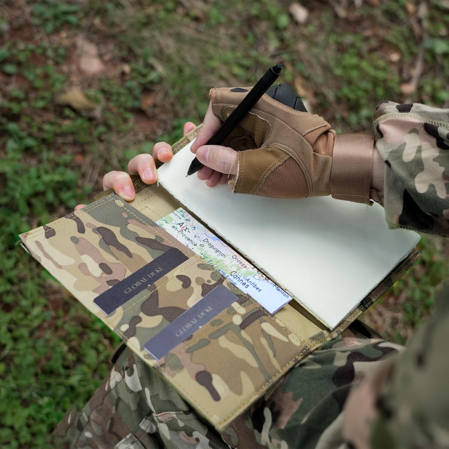 Tactical Military Log Book Cover, 5.5”X 8” Army Tactical Notebook, Book ...