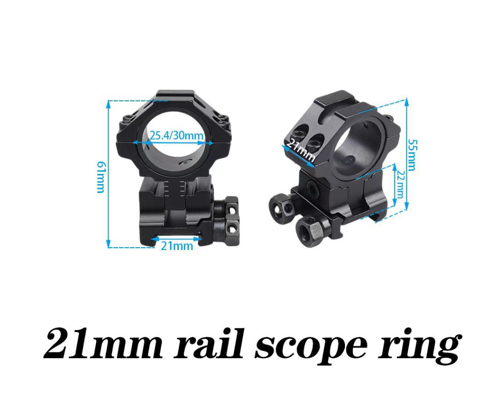 1"30mm Adjustable Height Rifle Scope Mount Rings 20mm Dovetail Riser ...