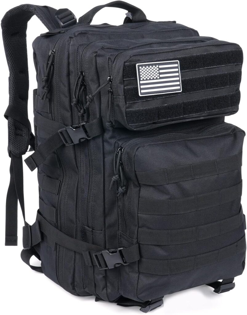 45L Military Tactical Backpacks, 3 Day Assault Pack, Large Army Bug Out ...